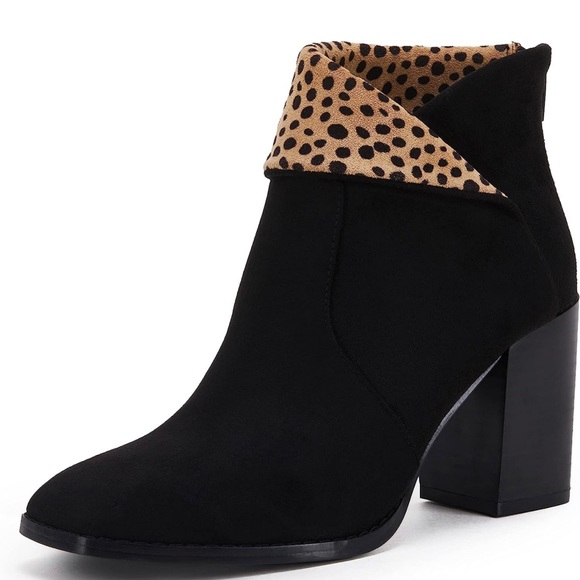 LAICIGO | Shoes | Laicigo Womens Square Toe Ankle Boots High Chunky ...